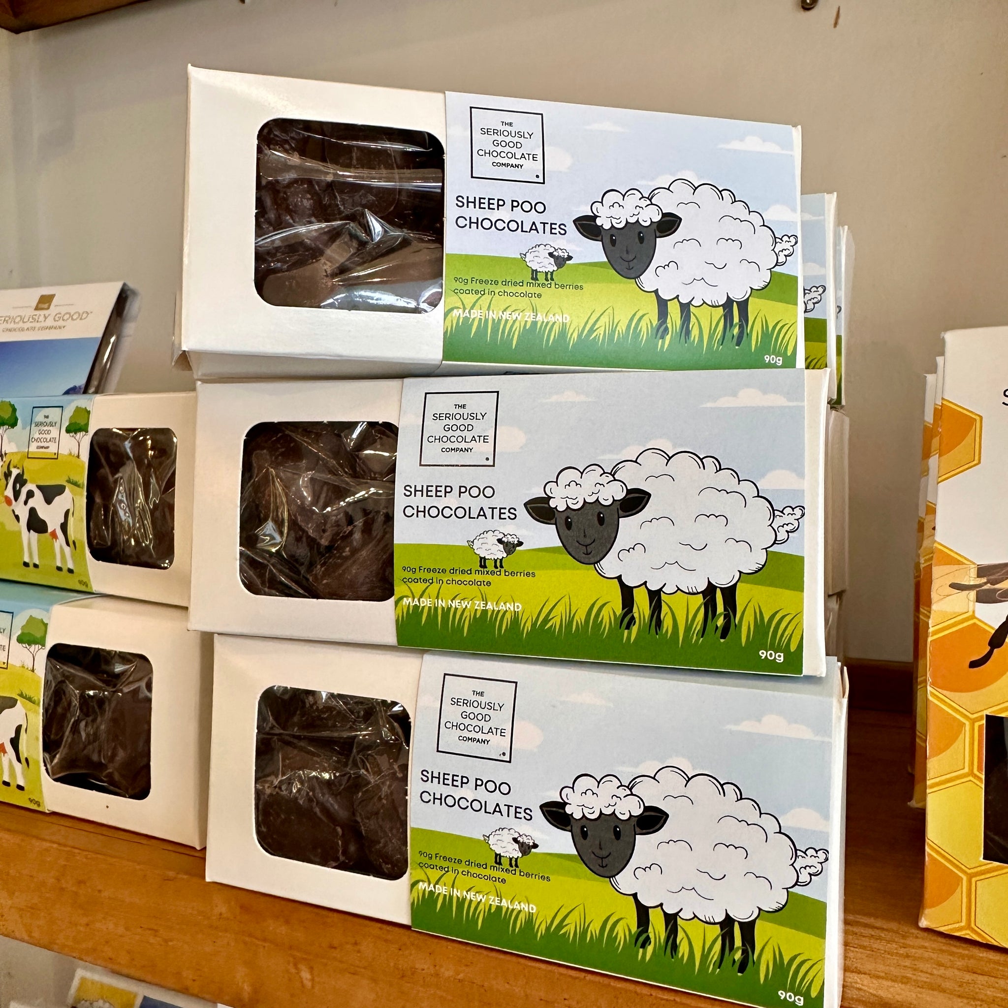 Sheep Poo, Log box – The Seriously Good Chocolate Company