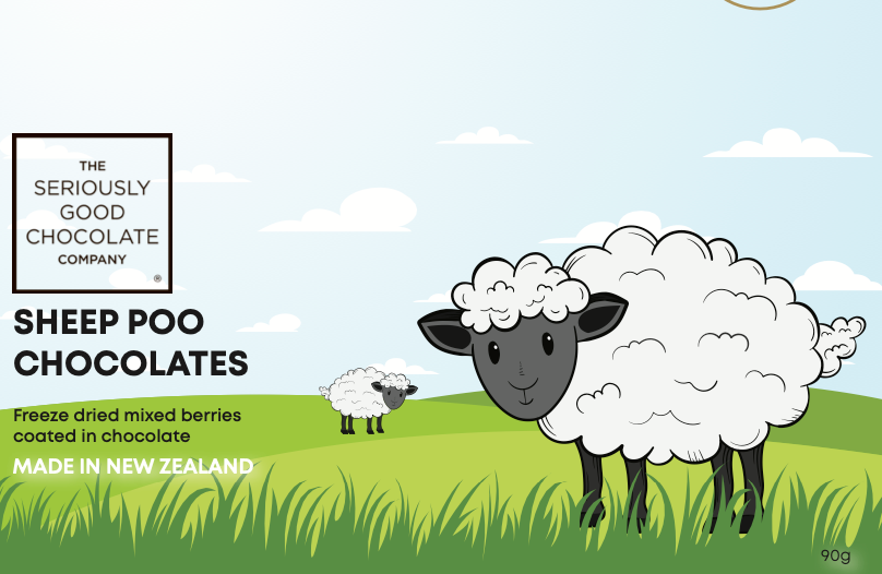 Sheep Poo – Log box – The Seriously Good Chocolate Company